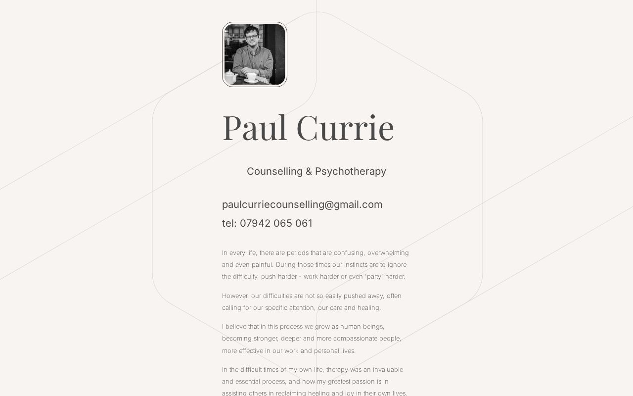 Paul Currie Counselling